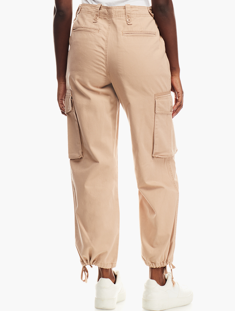 MyRunway | Shop Forever 21 Khaki Self-Tie Cargo Pants for Women from MyRunway.co.za